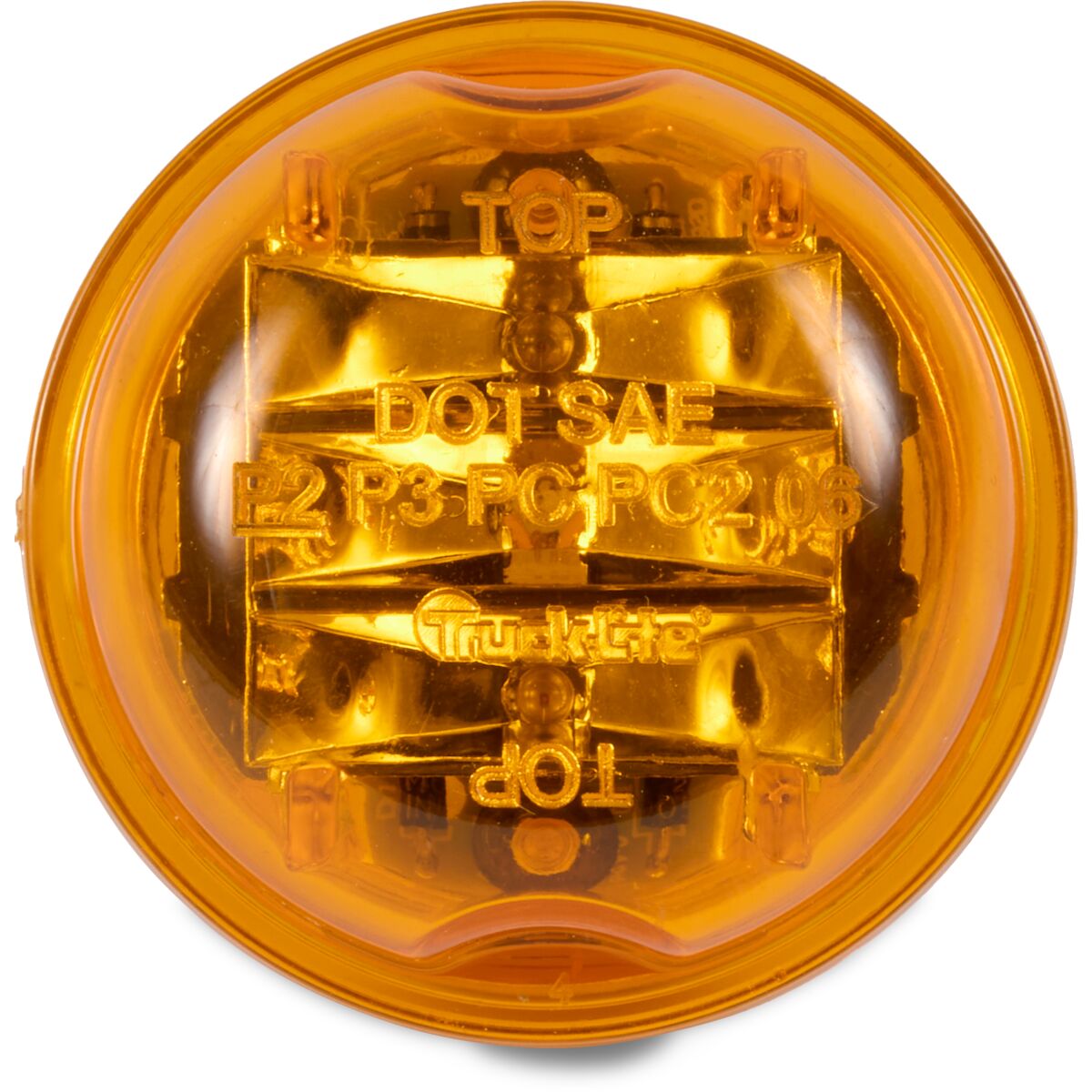 Amber Truck-Lite® 2" Round High Profile Marker Light - Kimball Midwest