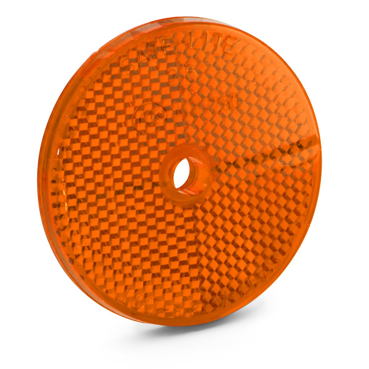 2" Amber Center Mount Reflector - Kimball Midwest