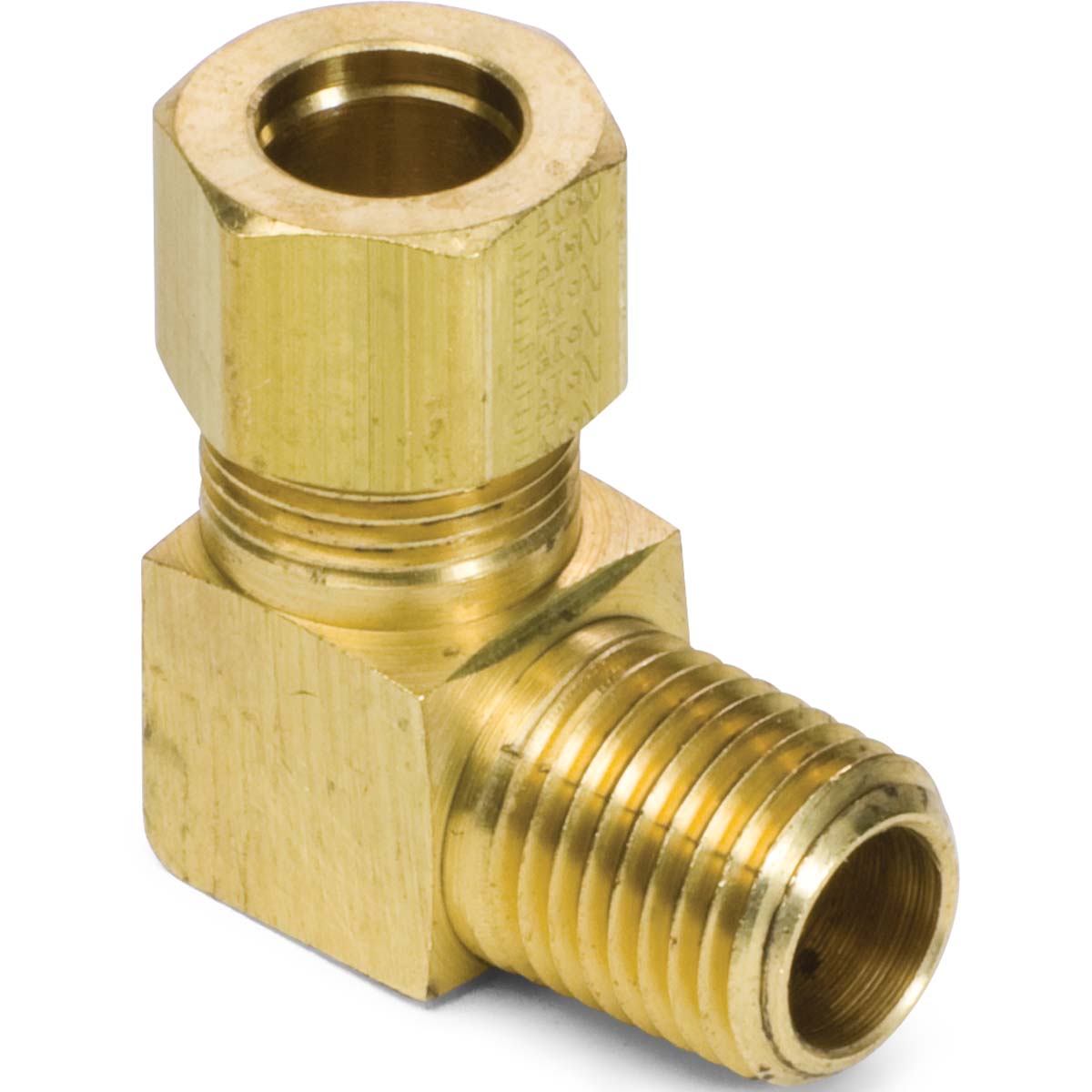 1/4" x 1/4" Selfalign® Brass Male Elbow - Kimball Midwest