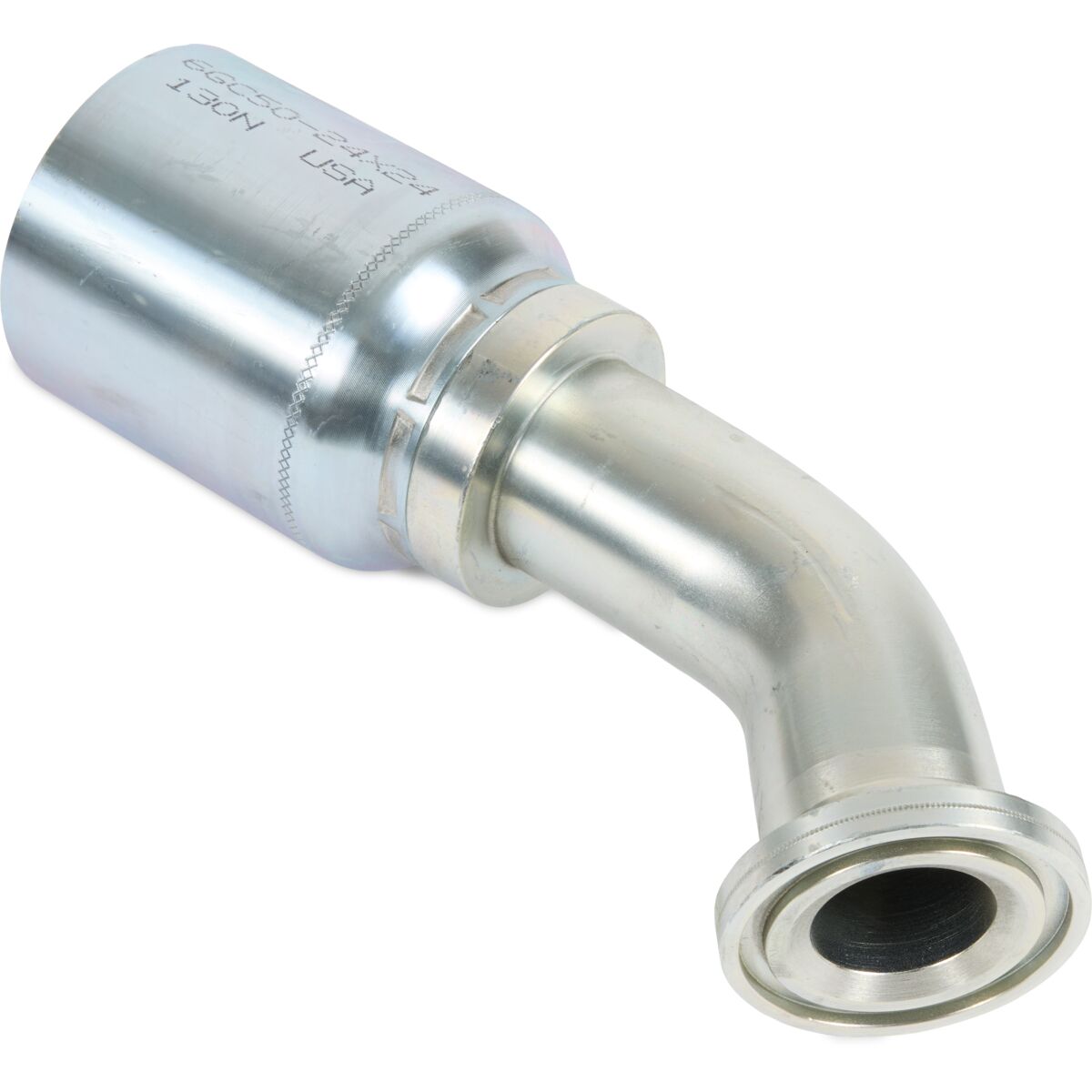 1-1/2" x 1-1/2" 45° Elbow Split Flange (SAE Code 61) - 6K Series ...