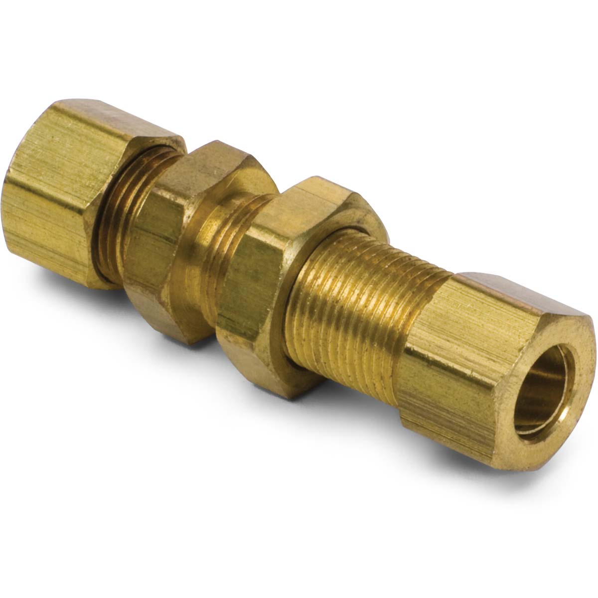 1/4" Brass Compression Bulkhead Union - Kimball Midwest