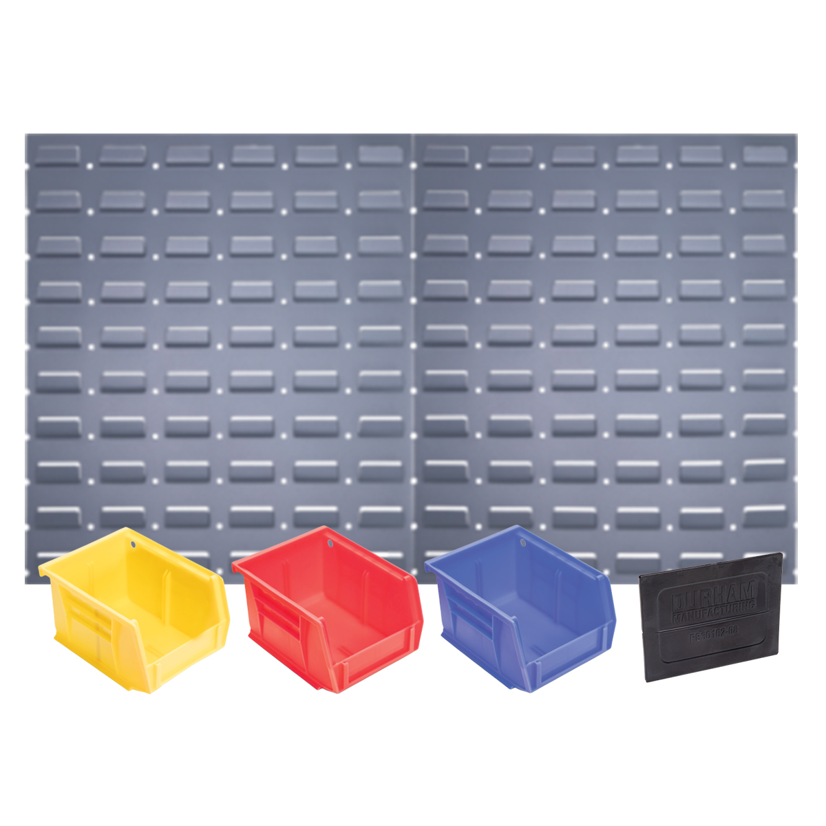 Complete Louvered Panel and Bin Bundle - Kimball Midwest