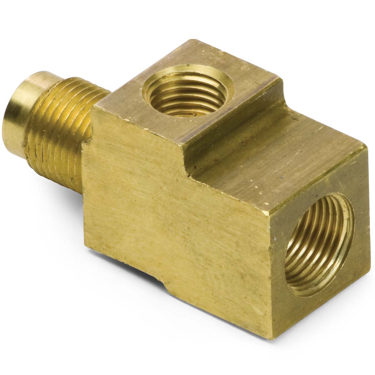 3/16" x 3/16" Metric Towed Trailer Brake Tee with M12x1.0 Male Thread ...