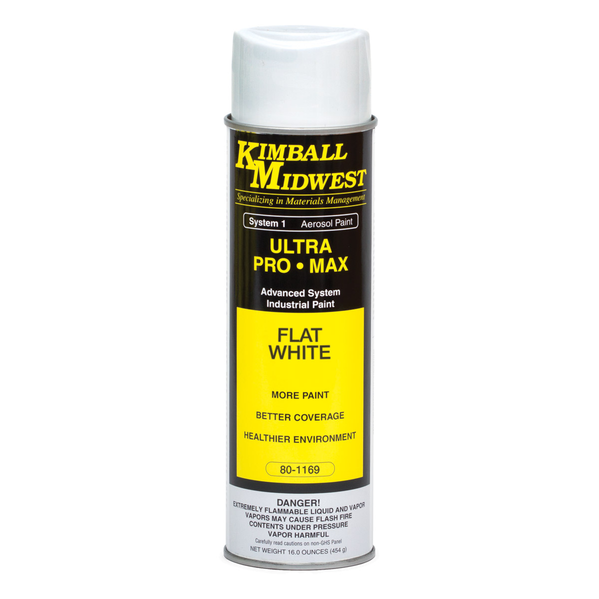 Flat White Ultra Pro•Max Oil-Based Enamel Spray Paint - 20 oz. Can ...