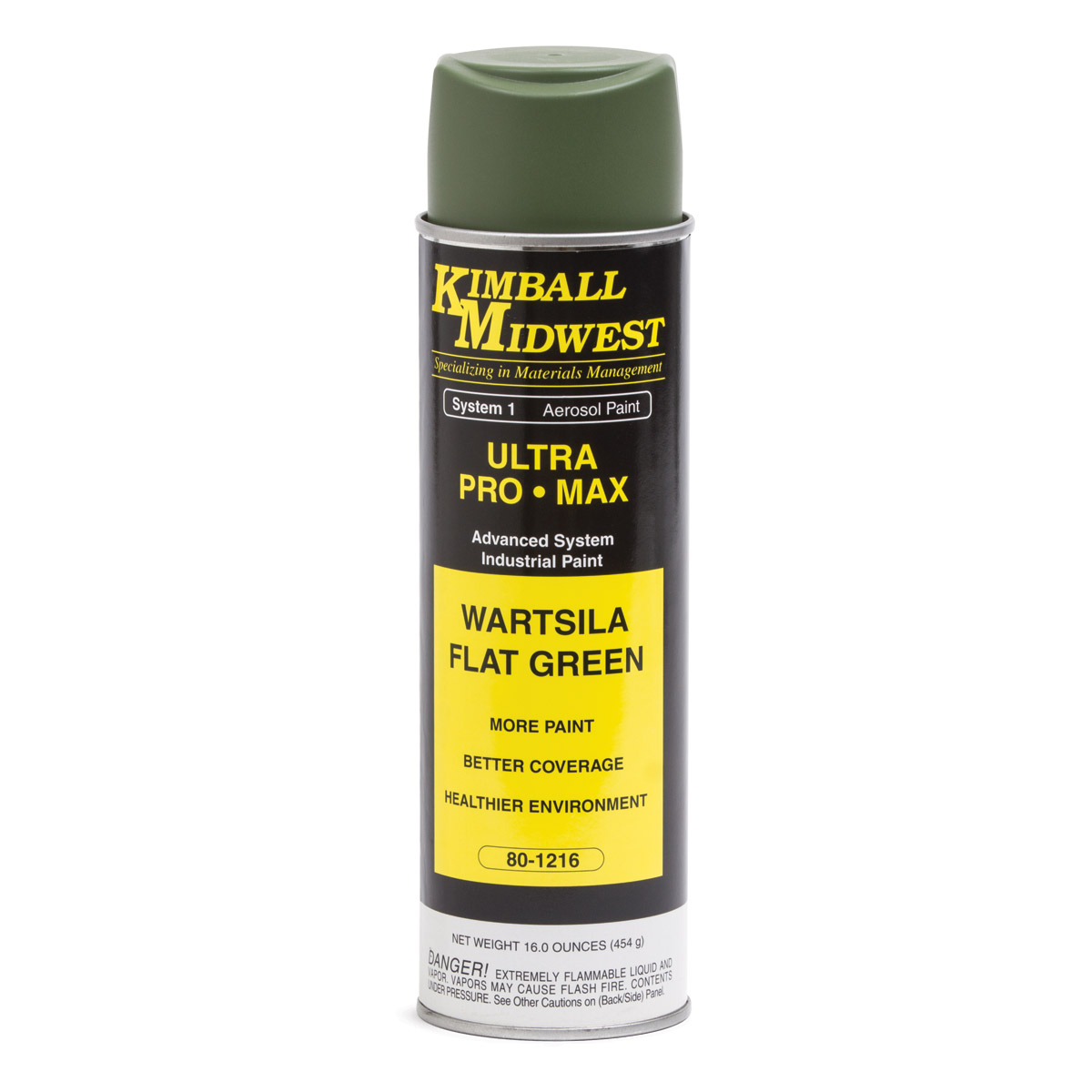 WT Flat Green Ultra Pro•Max Oil-Based Enamel Spray Paint - 20 oz. Can ...