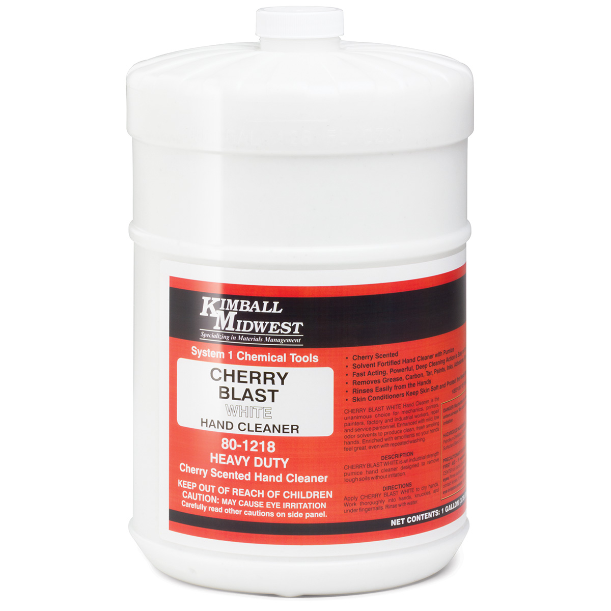Cherry Blast White Hand Cleaner - 1 gal - Kimball Midwest