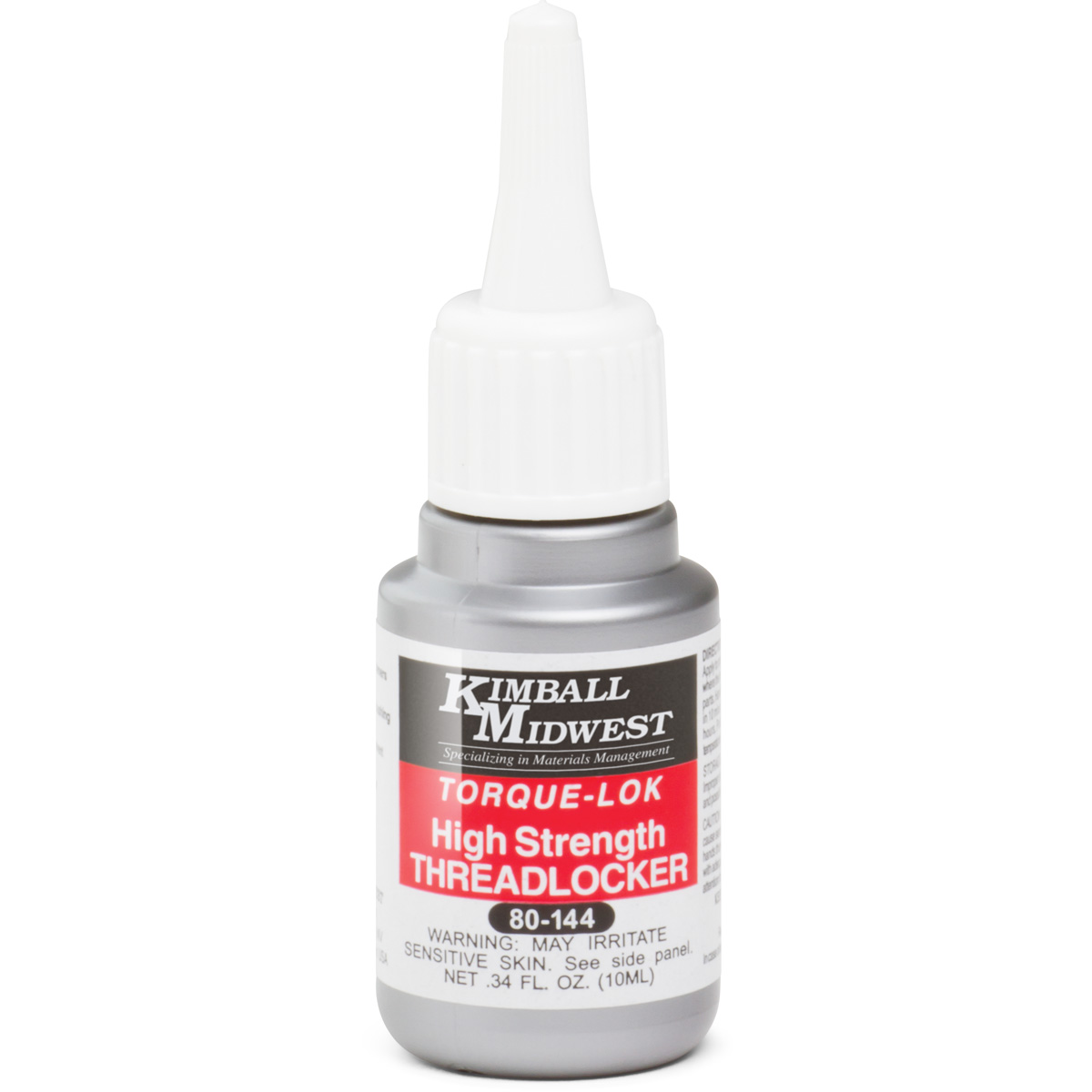 Torque-Lok™ High Strength Red Threadlocker - 10 mL - Kimball Midwest