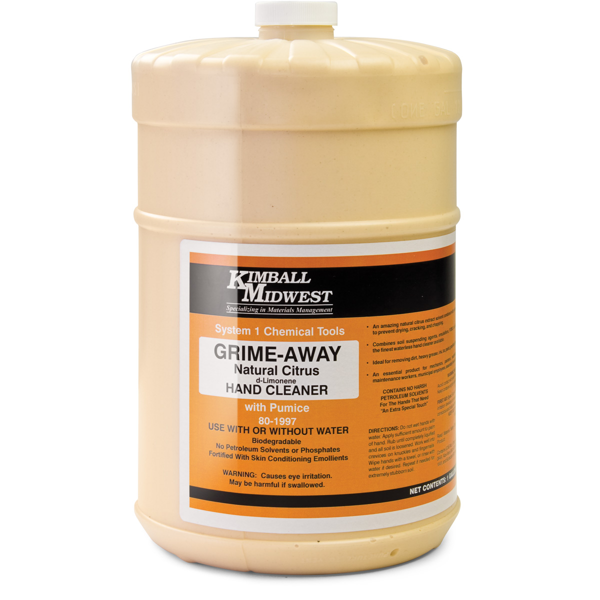 Grime-Away Hand Cleaner - 1 gal - Kimball Midwest