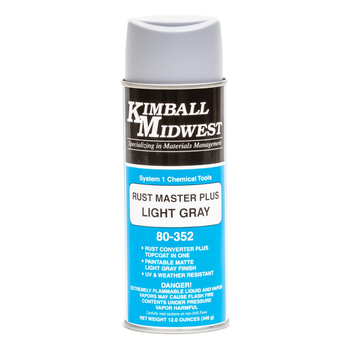 Light Gray Rust Master™ Plus - 16 oz. Can - Kimball Midwest