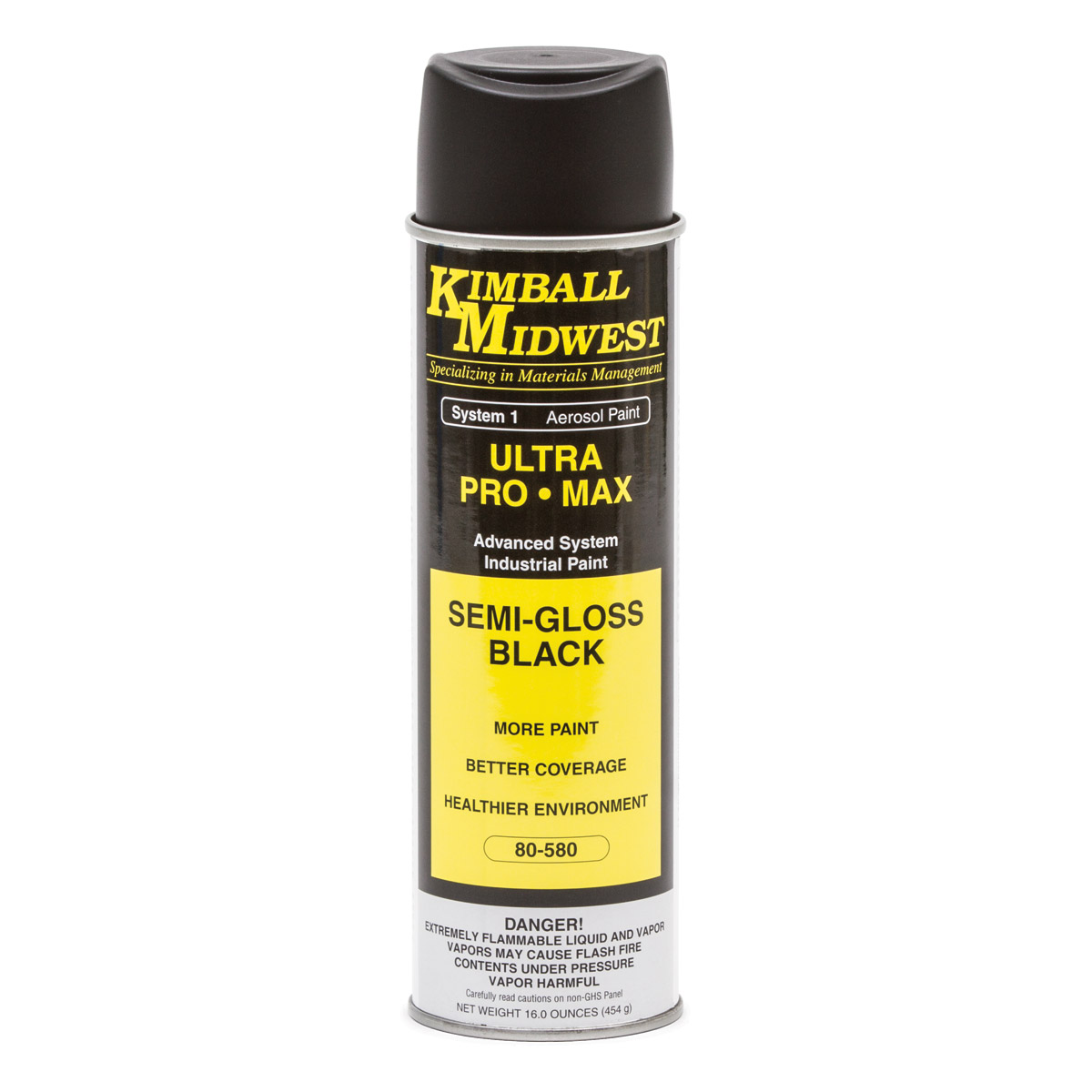 Semi-Gloss Black Ultra Pro•Max Oil-Based Enamel Spray Paint - 20 oz ...
