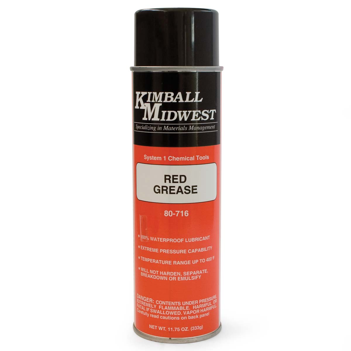 Red Grease - Aluminum-Based Grease - Kimball Midwest