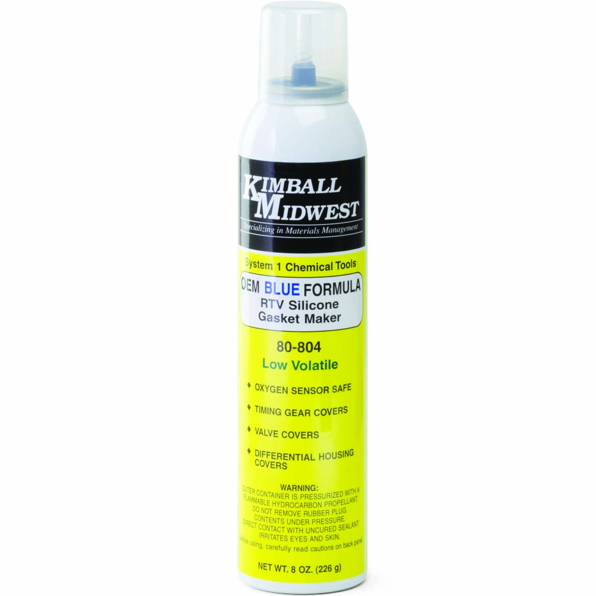 Blue RTV Silicone Low Volatile Gasket Maker & Sealant - 8 oz. Can ...