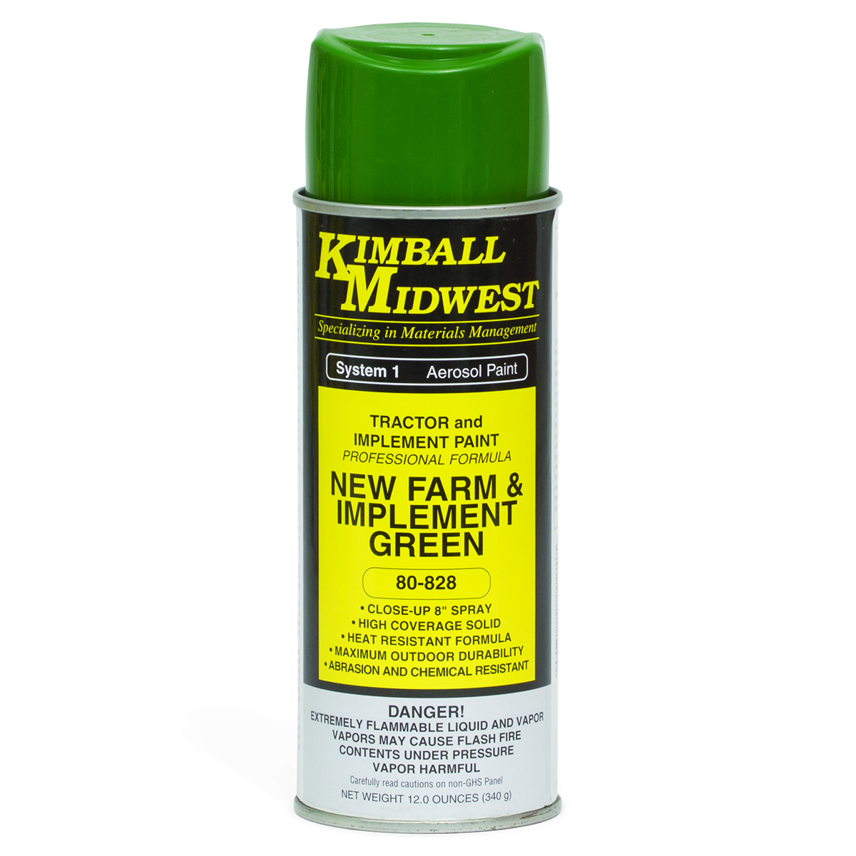 New Farm & Implement Green Spray Paint - 16 oz. Can - Case - Kimball ...