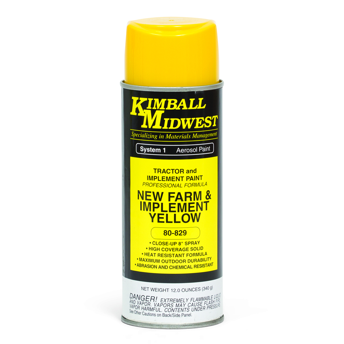 New Farm & Implement Yellow Spray Paint - 16 oz. Can - Kimball Midwest
