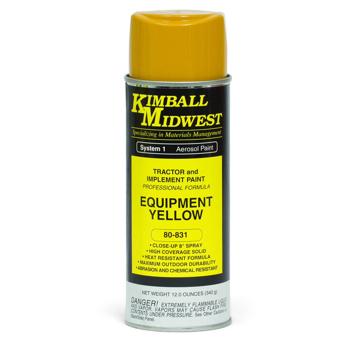 Equipment Yellow Spray Paint - 16 oz. Can - Kimball Midwest