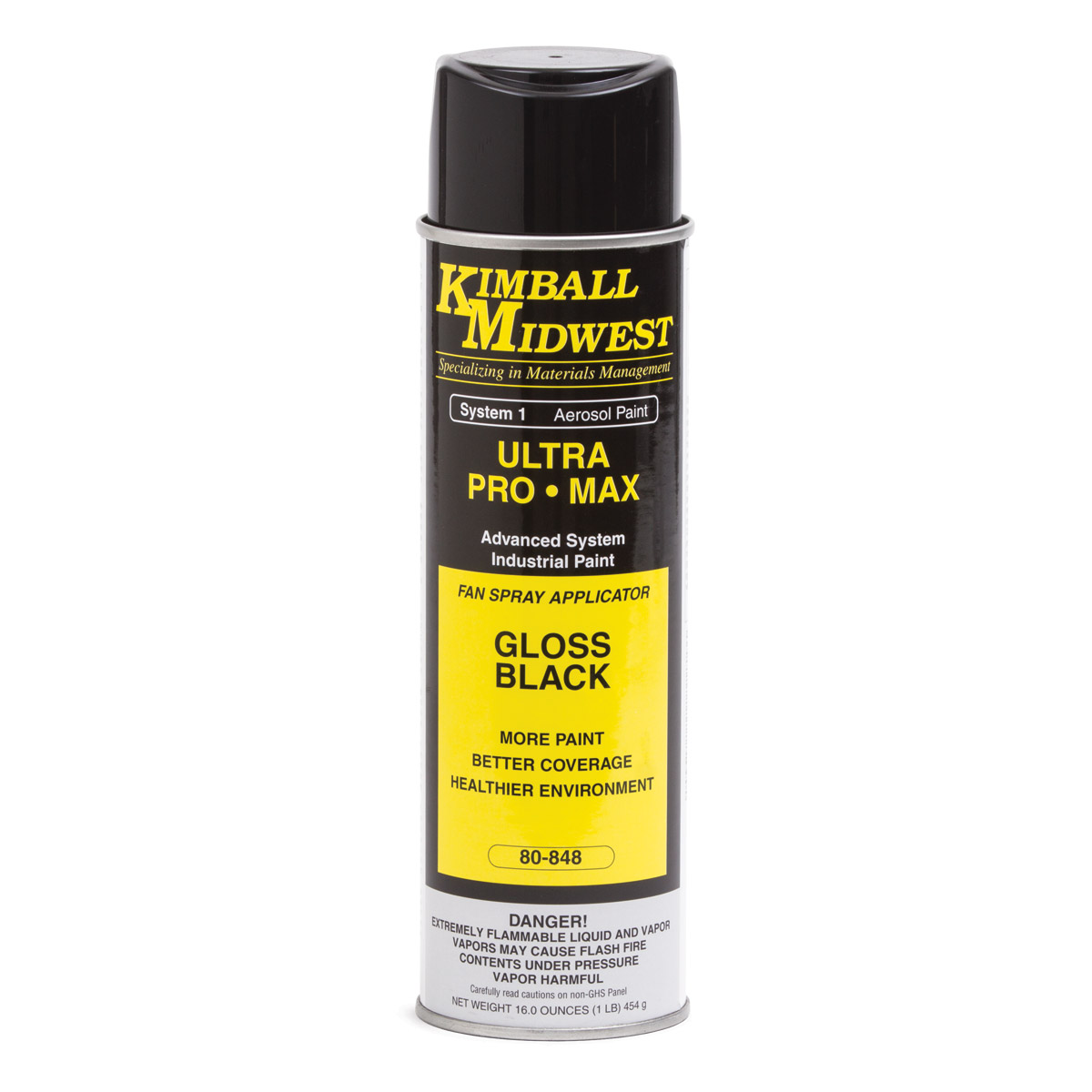 Gloss Black Ultra Pro-Max Paint - 20oz Can - Kimball Midwest