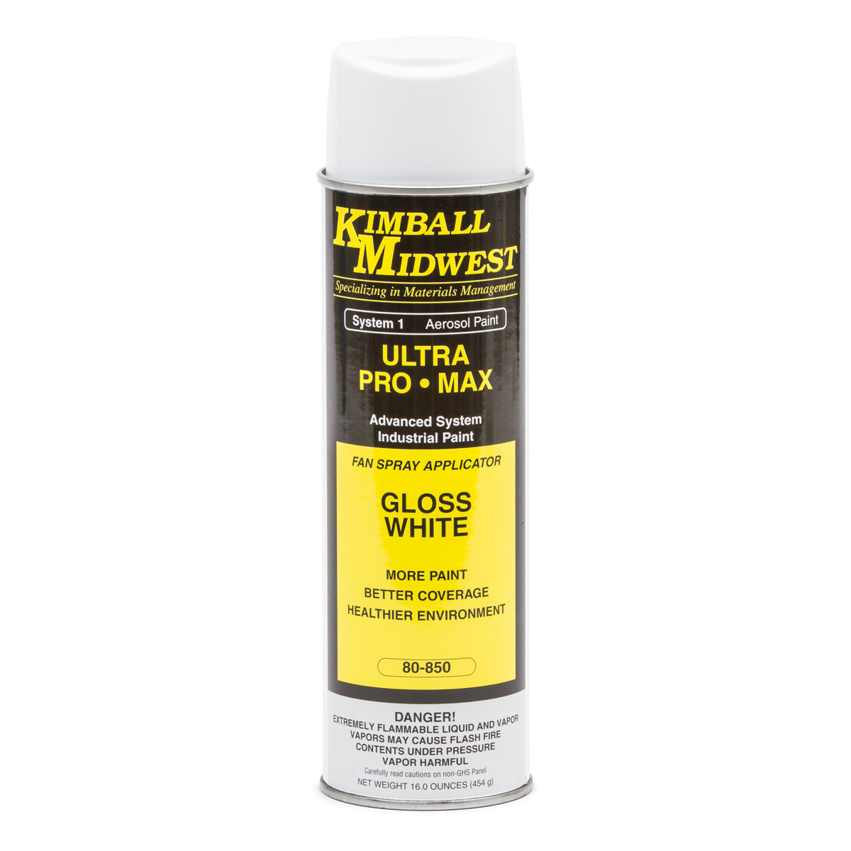 Gloss White Ultra Pro•Max Oil-Based Enamel Spray Paint w/ Fan Spray ...