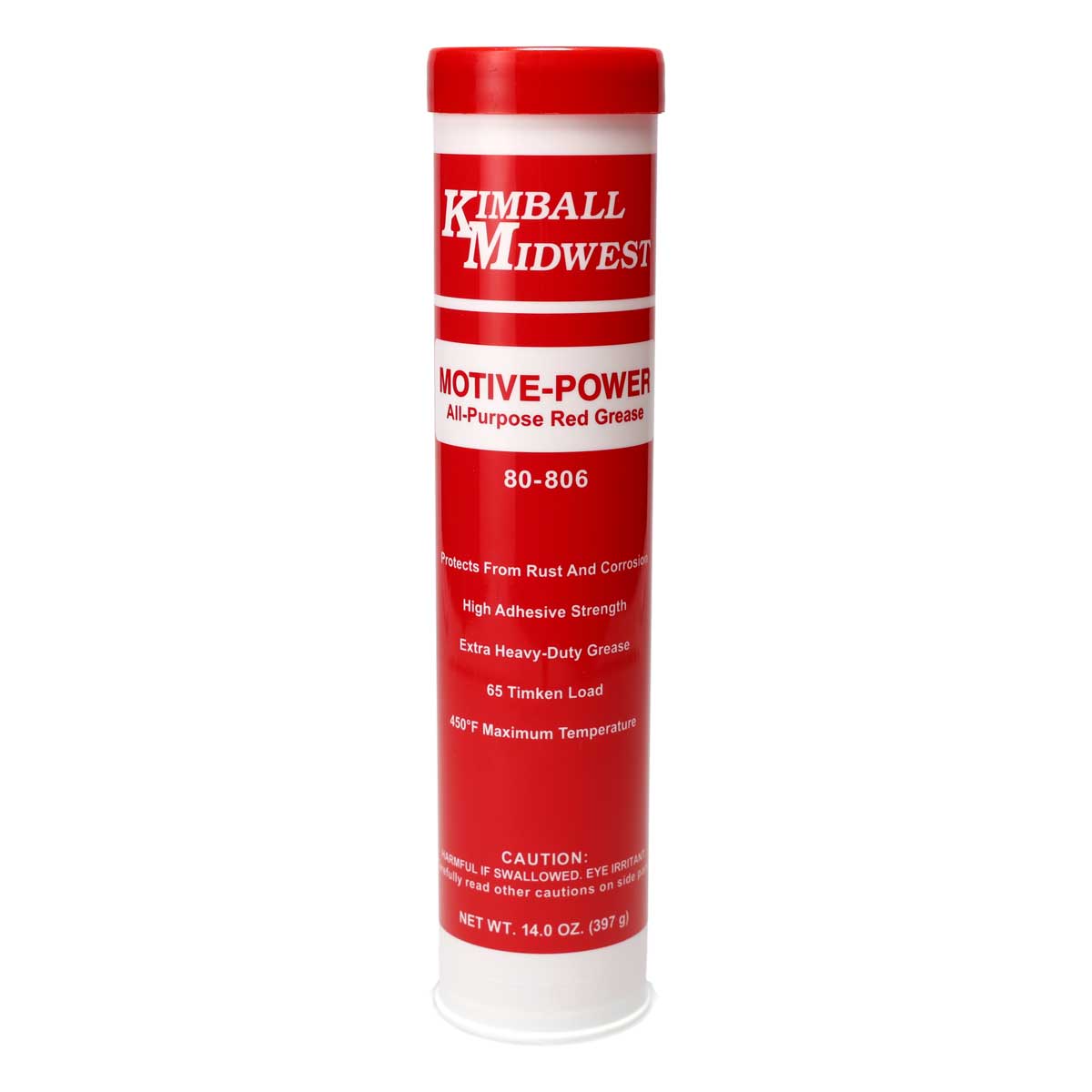 Motive-Power Red Grease - 14 oz. Cartridge - Kimball Midwest