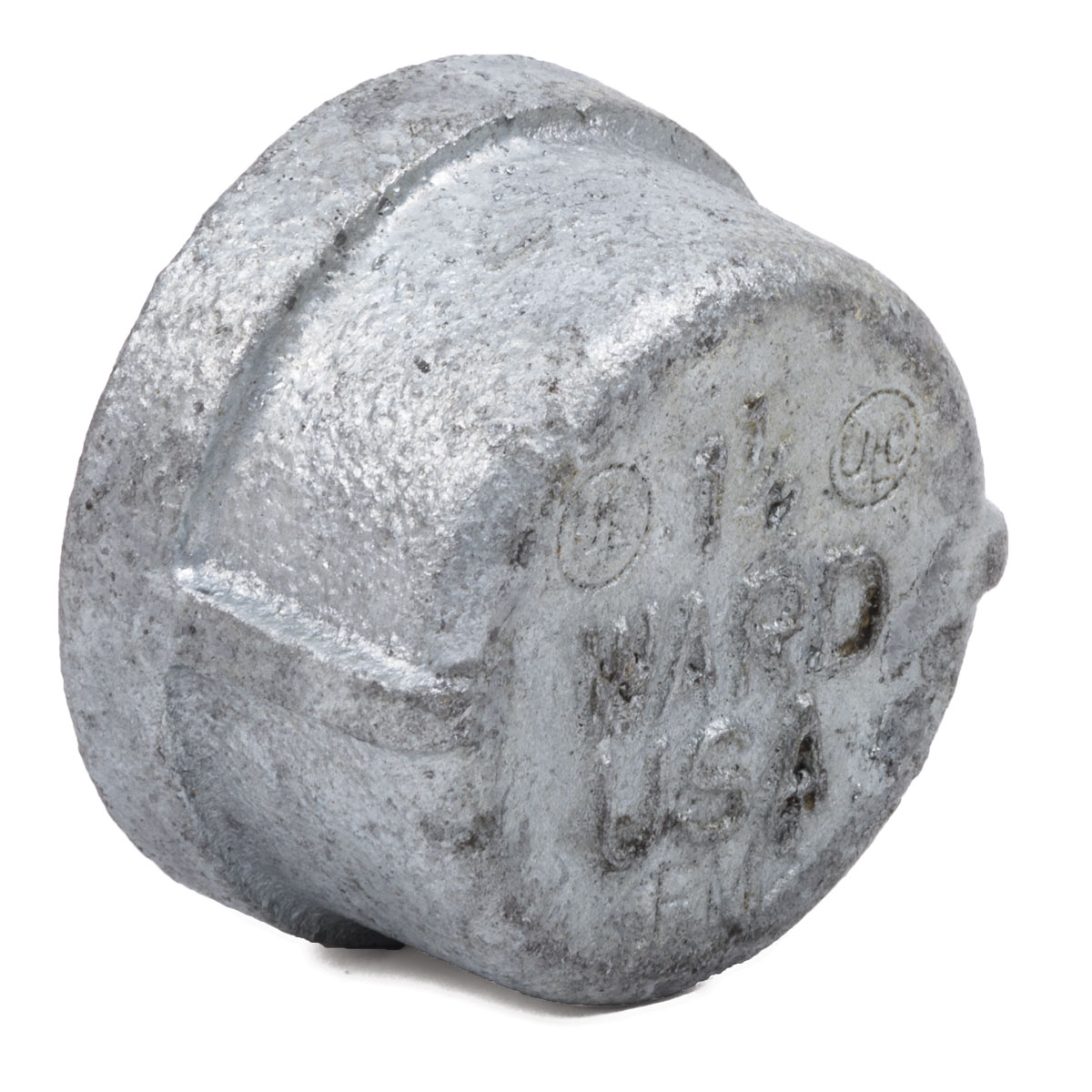 1-1/2" Class 150 Galvanized Pipe Cap - Kimball Midwest