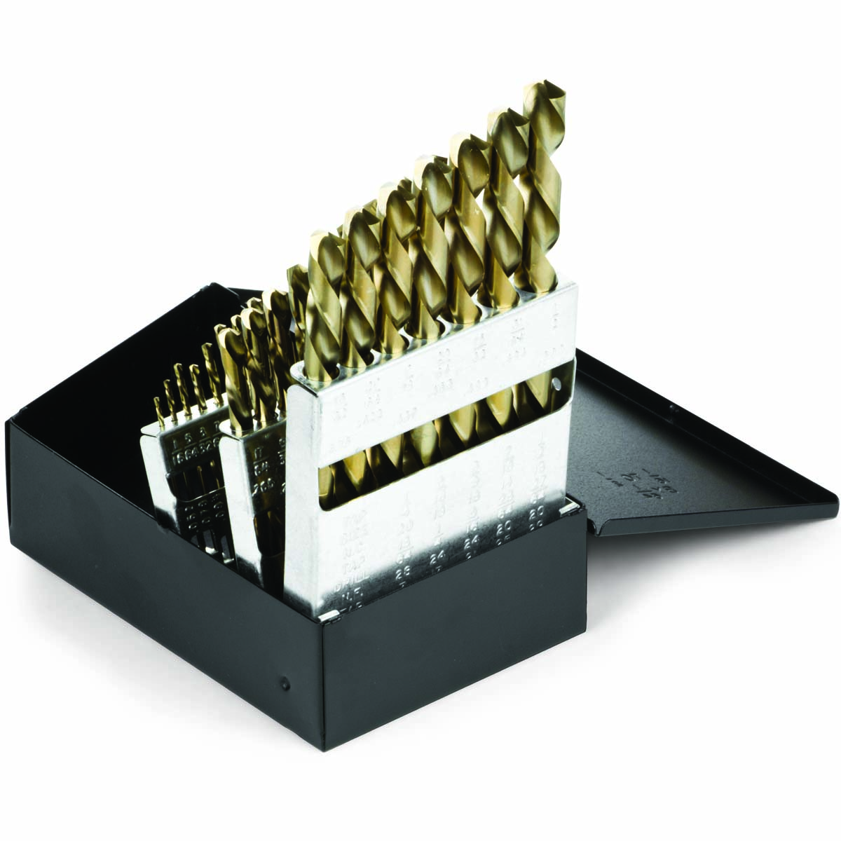 29 Piece Super Primalloy® Industrial Length (Jobber) Left Hand Drill ...