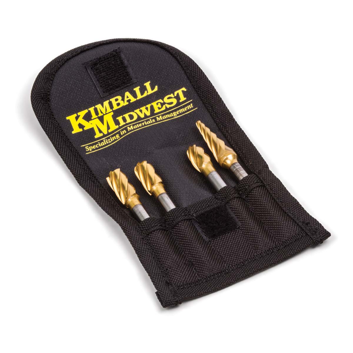 4 Pc. 3/8" Dia. TiN Coated Bur Kit - Kimball Midwest