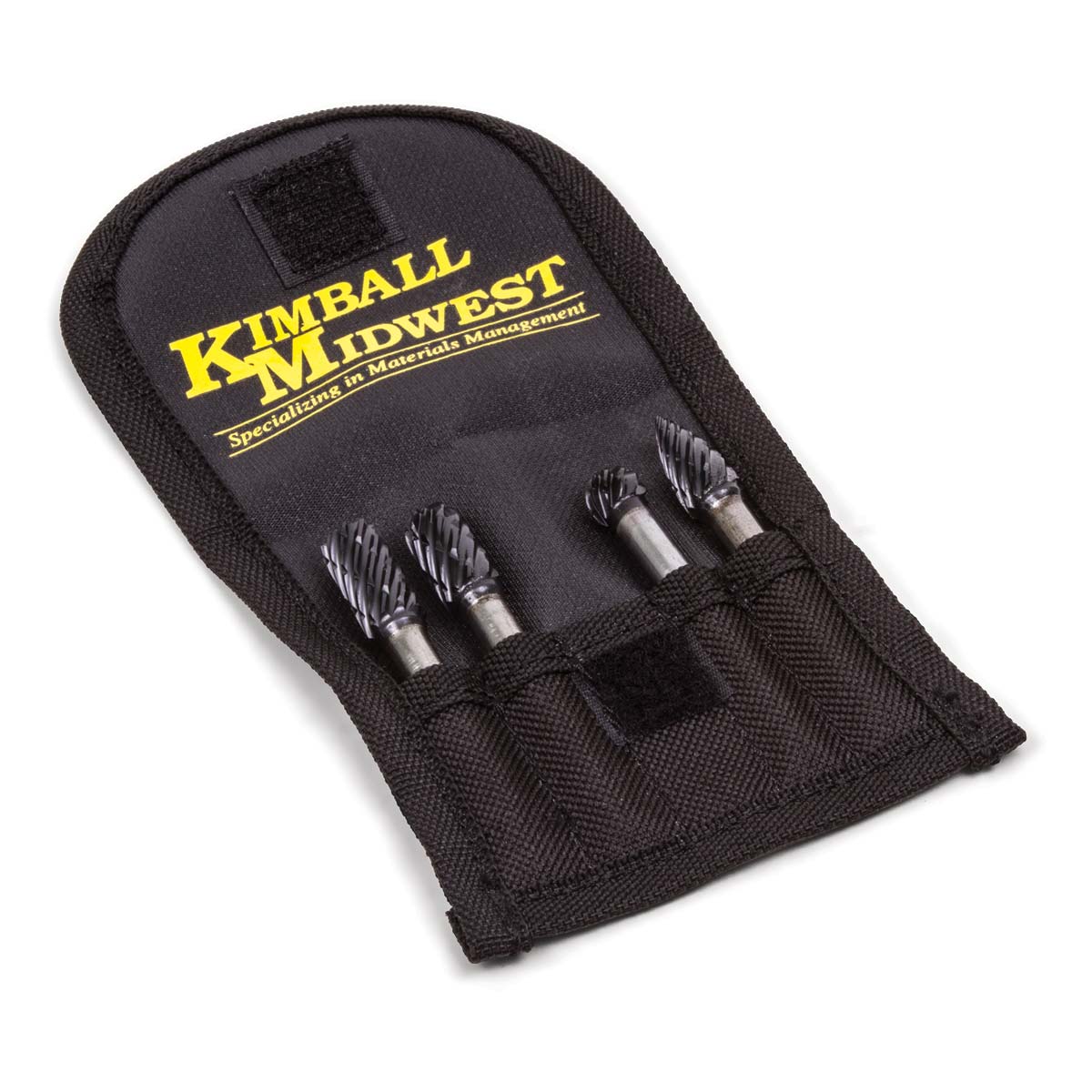 4 Piece 1/4" Dia. Black Maxx™ Bur Set - Kimball Midwest
