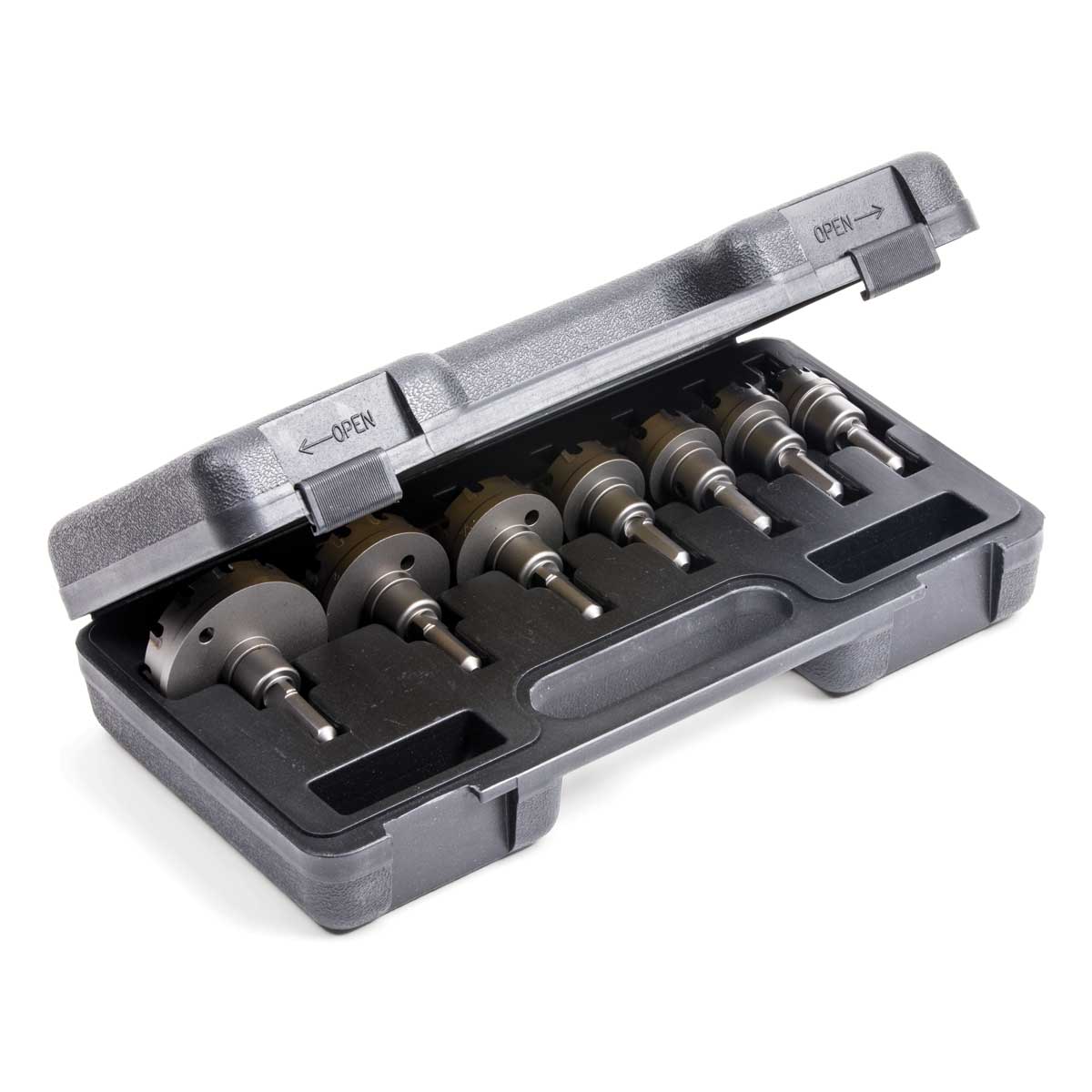 7pc Roto-Kut Ultra Sheet Metal Hole Cutter Electrical Conduit Set (7/8 ...