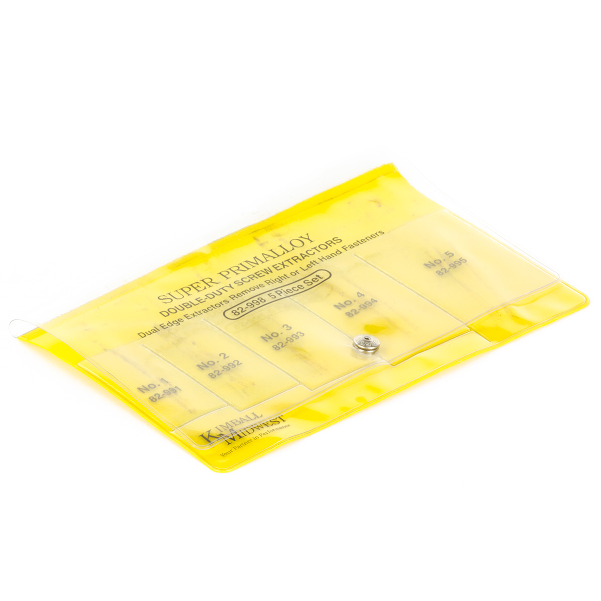 Super Primalloy® Double-Duty Screw Extractor Empty Pouch - Kimball Midwest