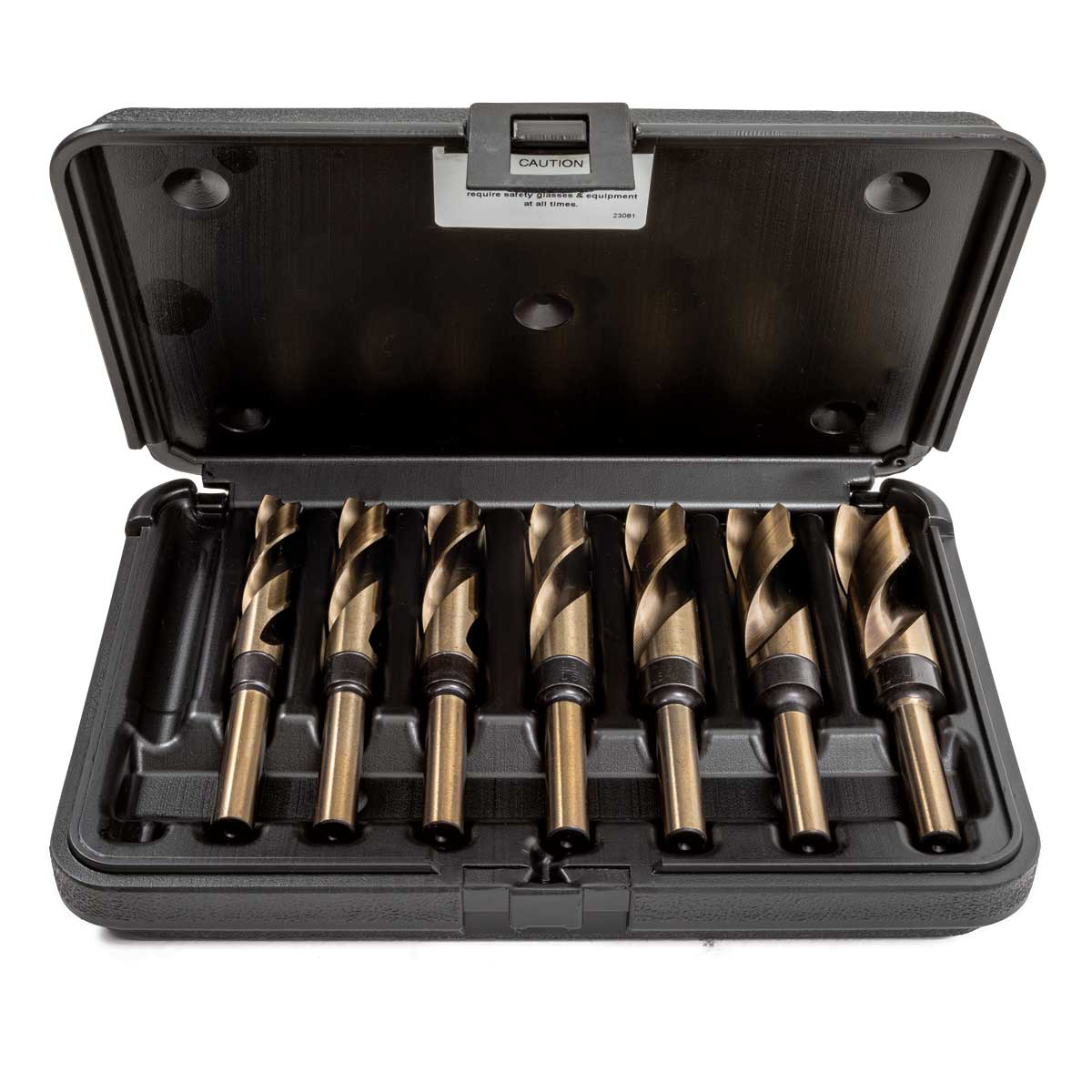 8 Piece Super Primalloy 1/2" Reduced Shank Cobalt Drill Bit Set ...