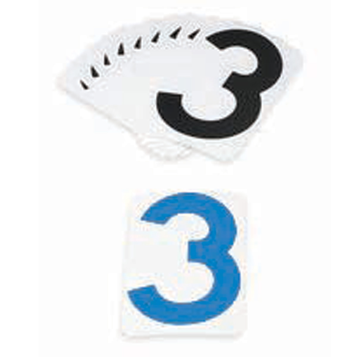 3" Black Vinyl Number #1 - Kimball Midwest