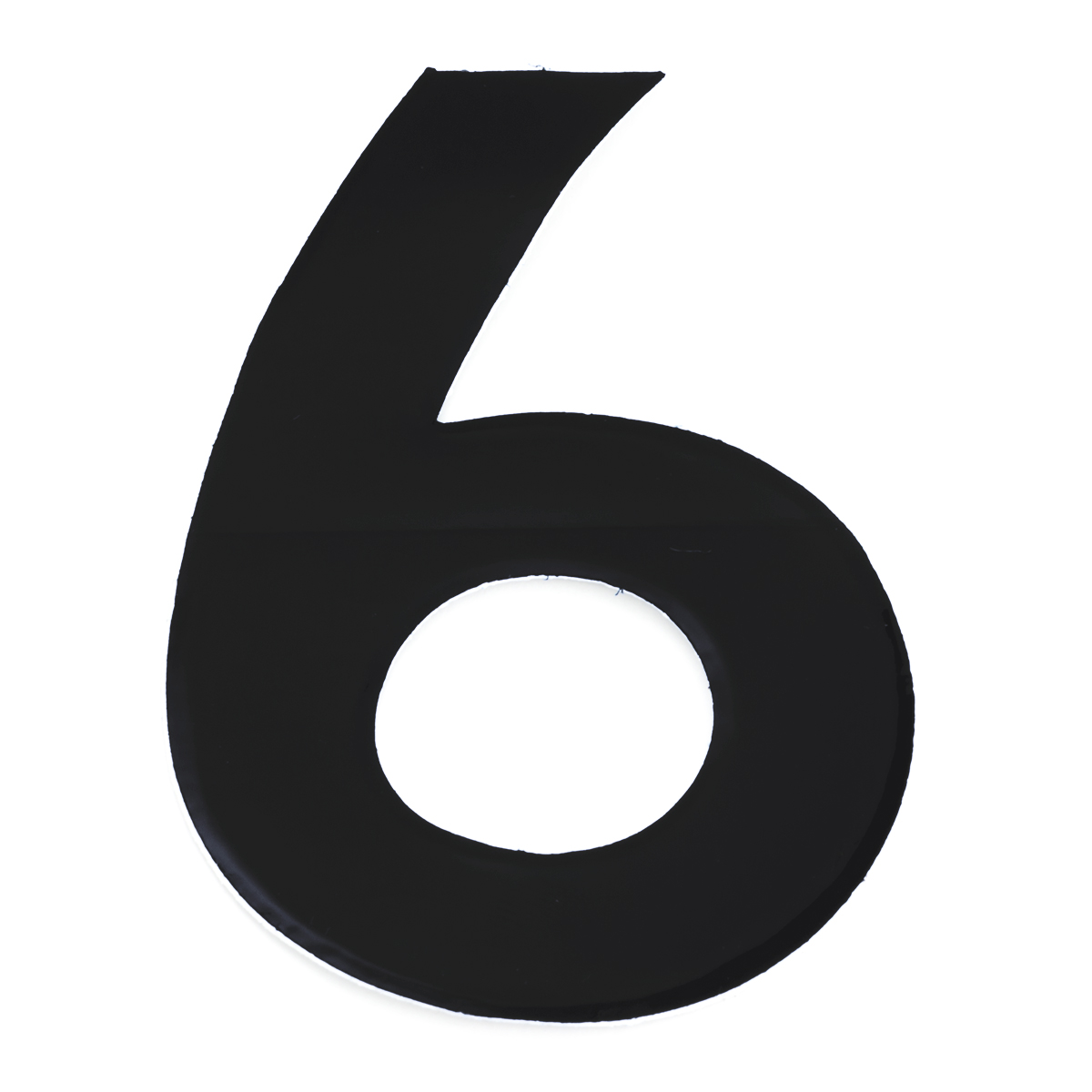 3" Black Vinyl Number #6 - Kimball Midwest