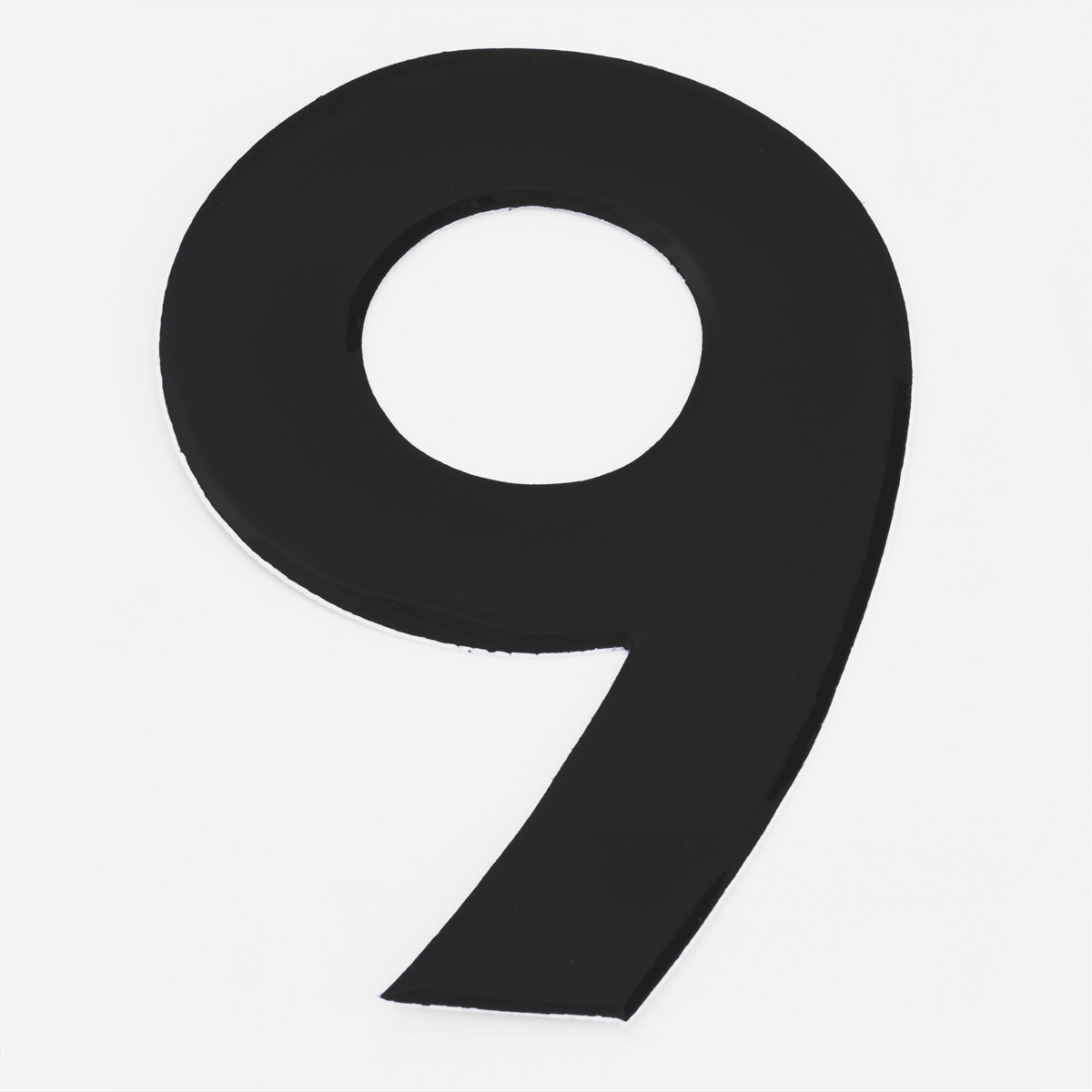 3" Black Vinyl Number #9 - Kimball Midwest