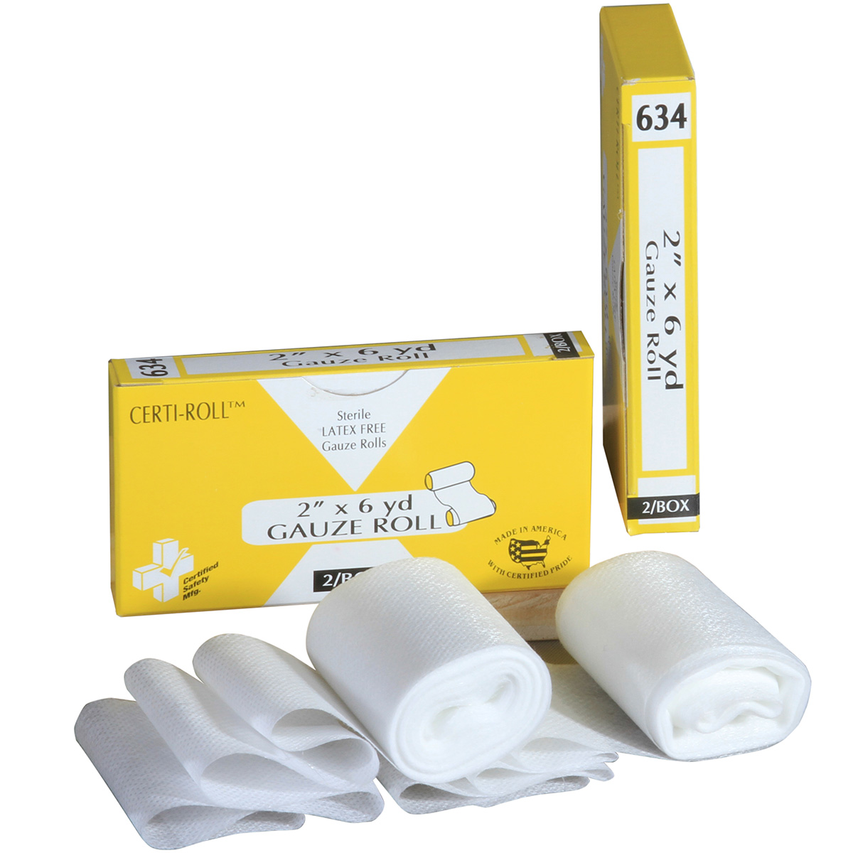 2" x 6 yds Gauze Roll - Kimball Midwest