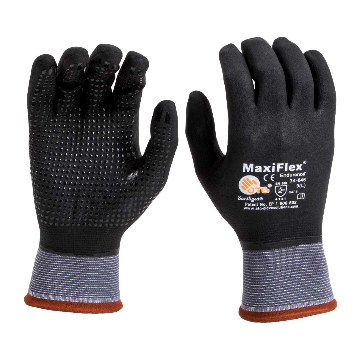 G-Tek® MaxiFlex® Endurance Fully Coated Gloves - Medium - 1 Pair ...