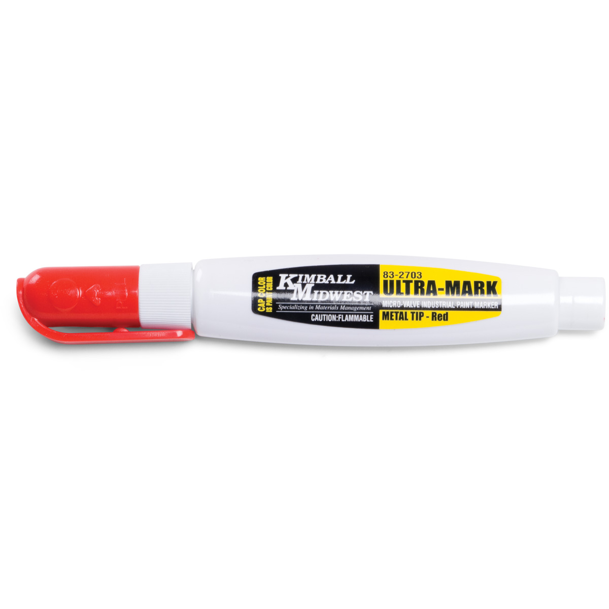 Red Ultra-Mark™ Micro-Valve Paint Marker - Kimball Midwest