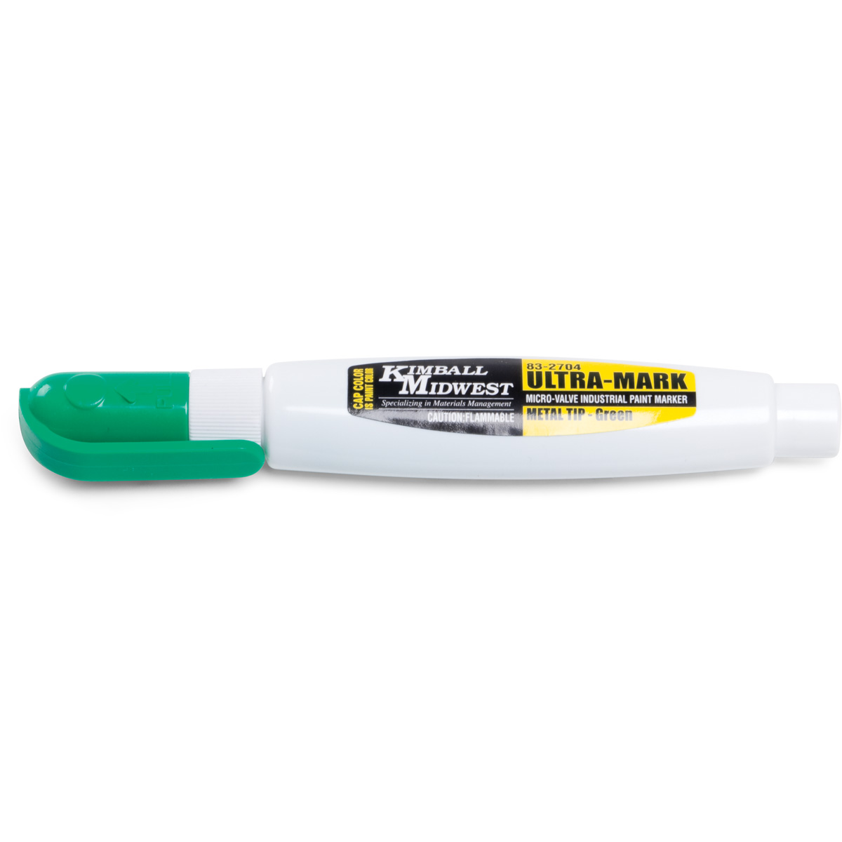 Green Ultra-Mark™ Micro-Valve Paint Marker - Kimball Midwest