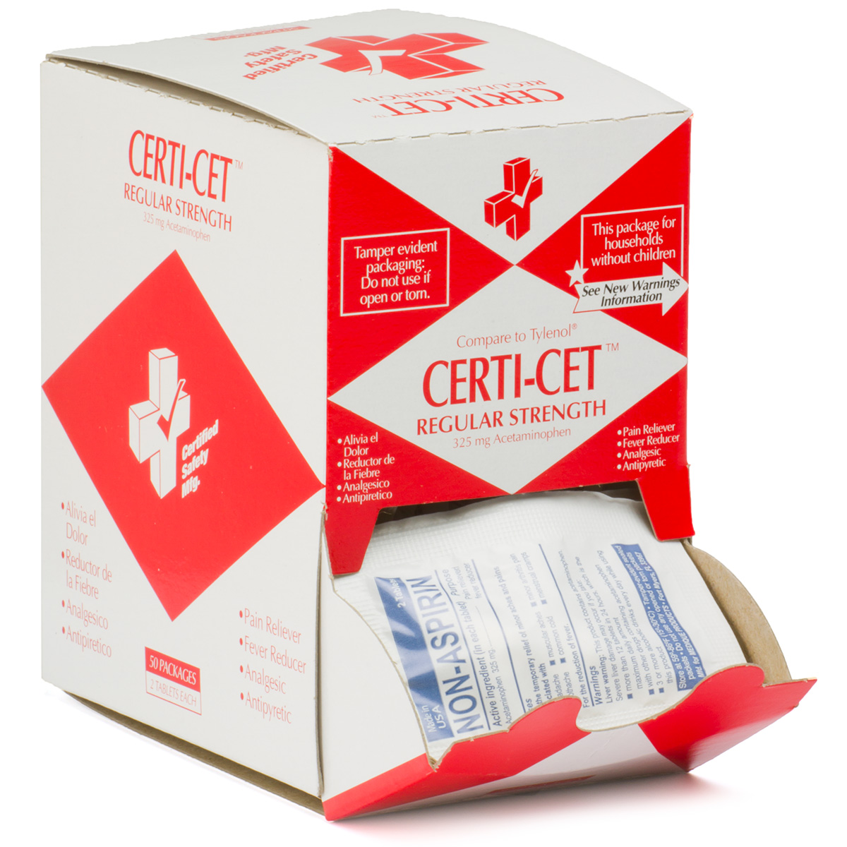 Cert-Cet Acetaminophen, 325 mg - Kimball Midwest