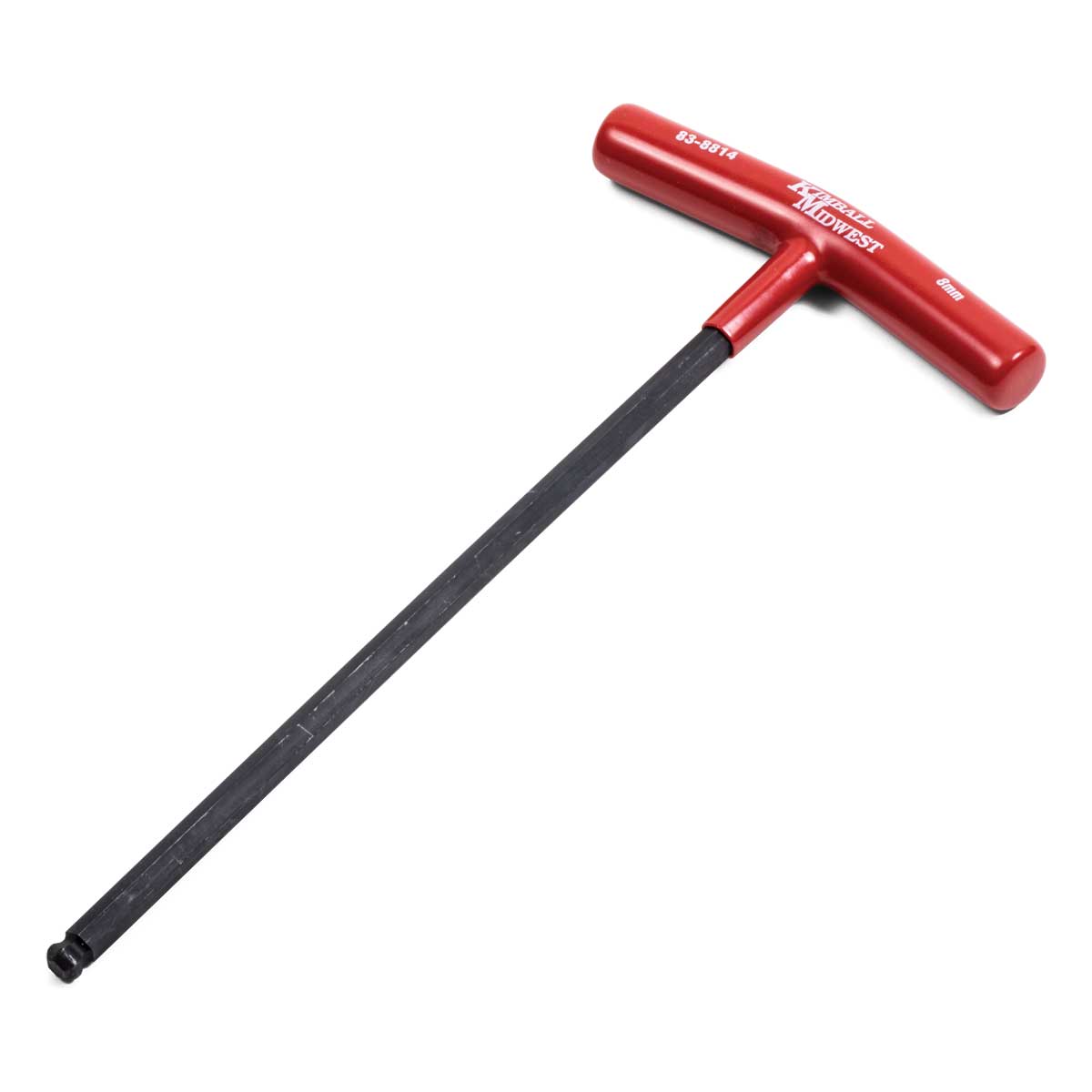 8mm Tru-Hold Ball End T-Handle Hex Key - Kimball Midwest