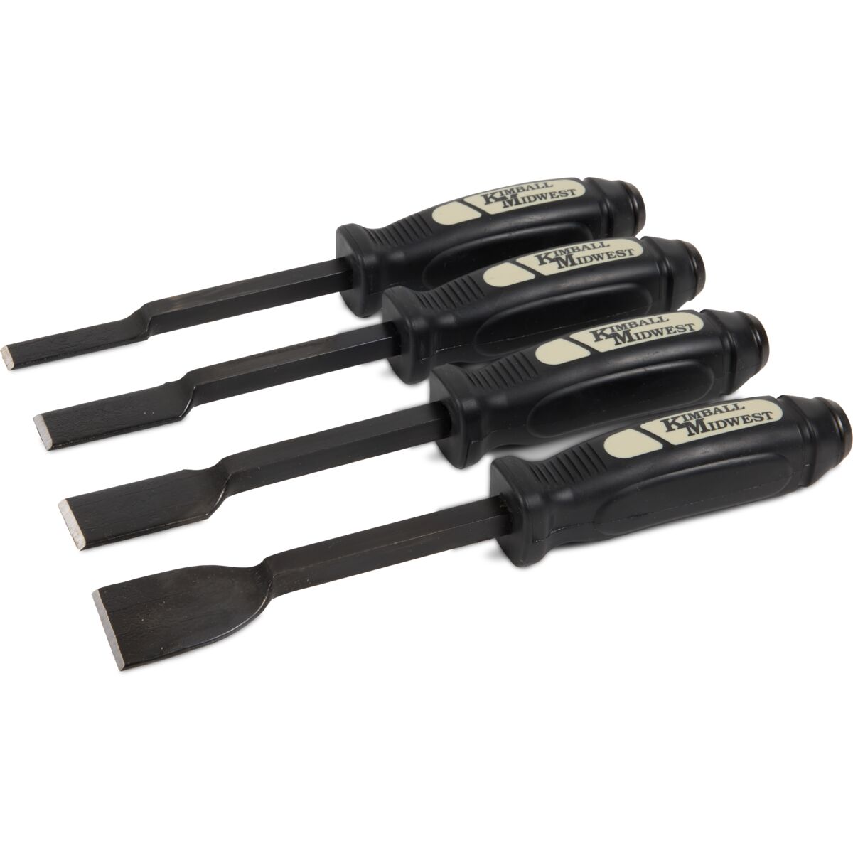 4 Piece Heavy-Duty Straight Scraper Set - Kimball Midwest