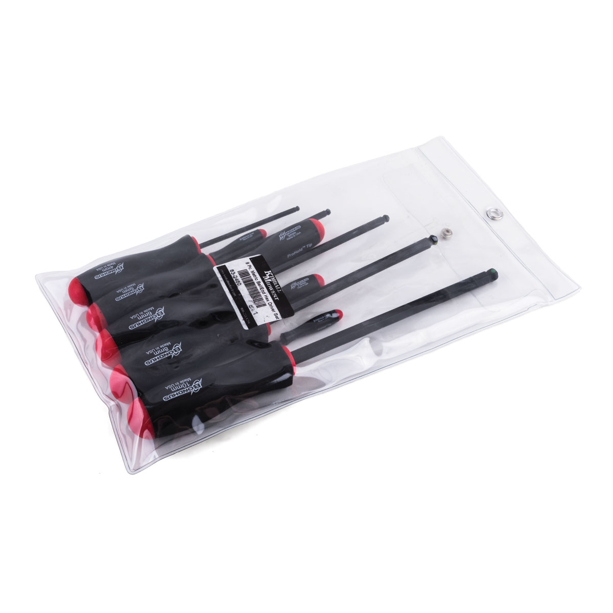 9 Piece Metric Ball End Hex Driver Set - Kimball Midwest