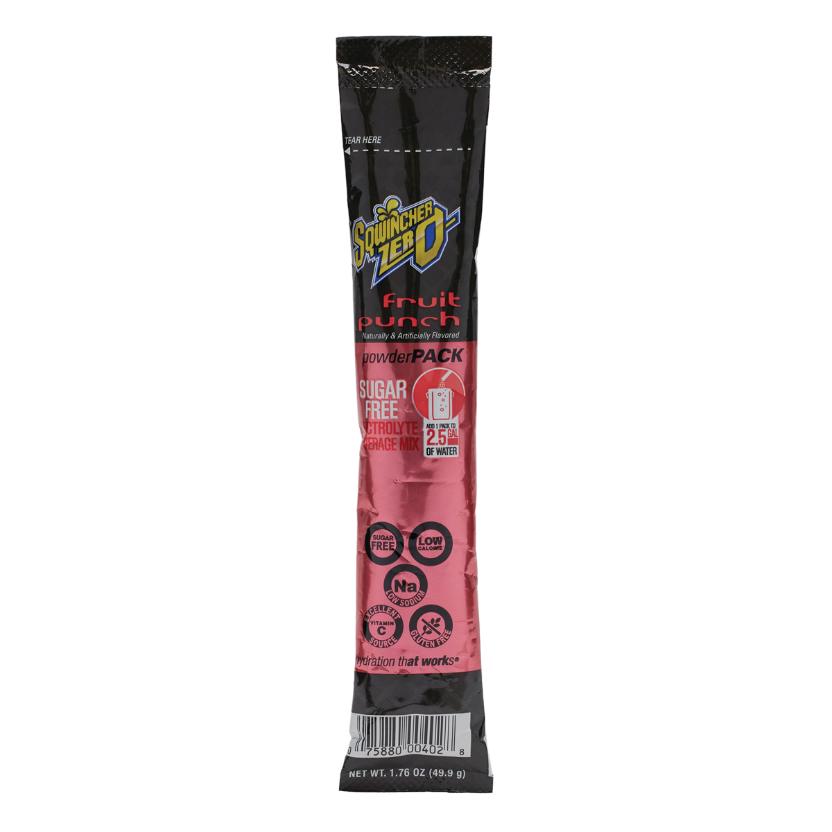 Sqwincher 2.5 Gallons Sugar Free Fruit Punch Powder - Kimball Midwest