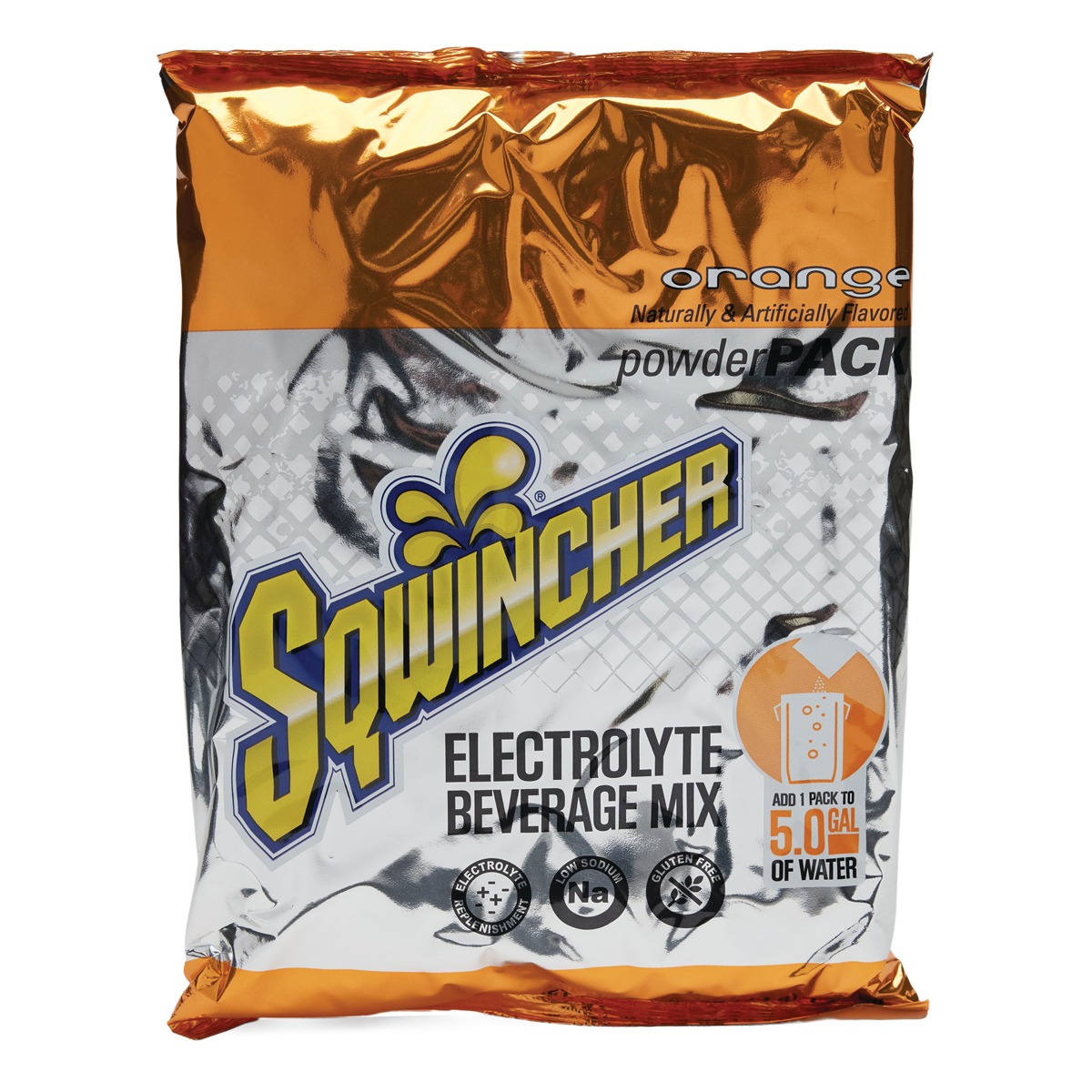Sqwincher 5 Gallons Orange Powder - Kimball Midwest