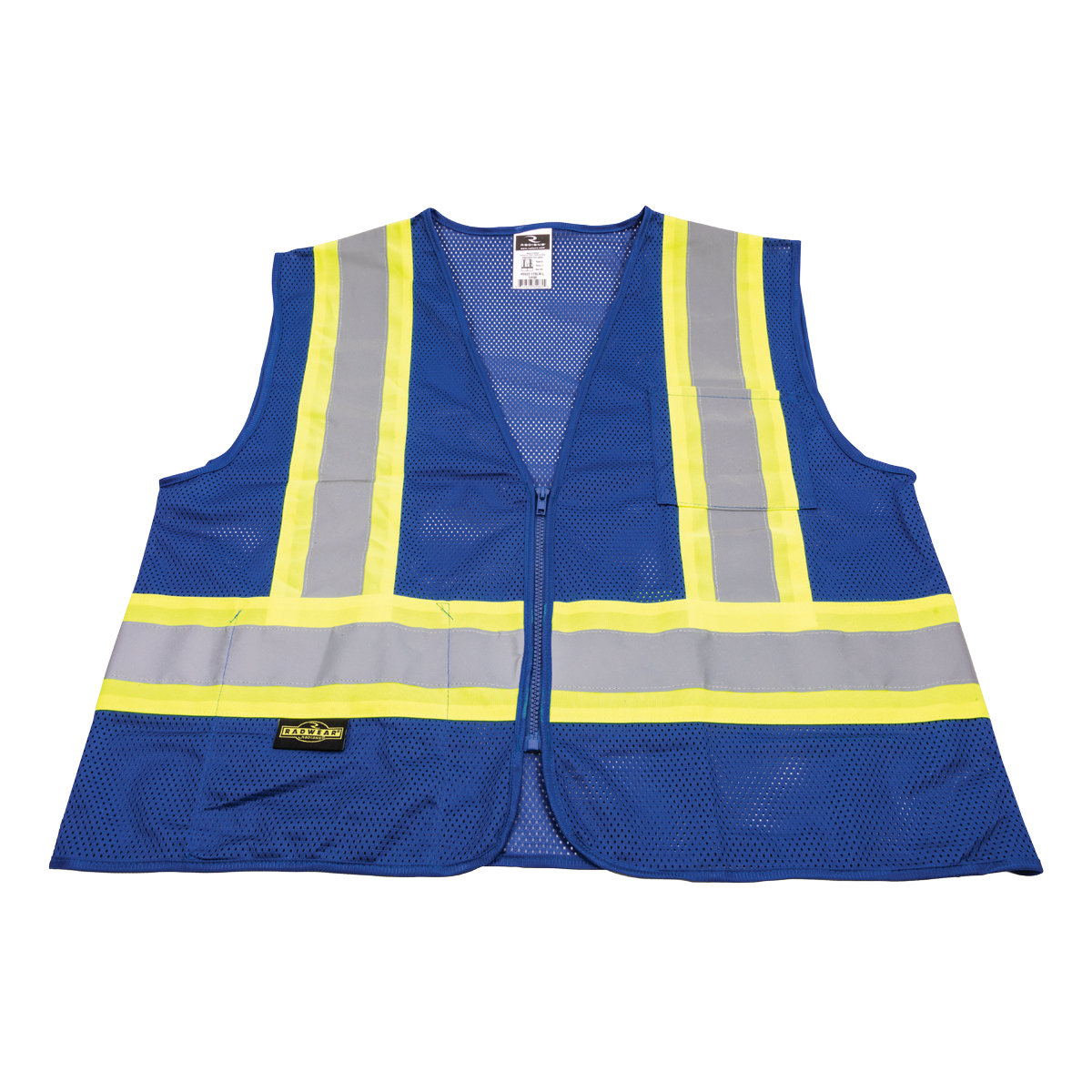 Type O, Class I Blue Safety Vest - Small - Kimball Midwest
