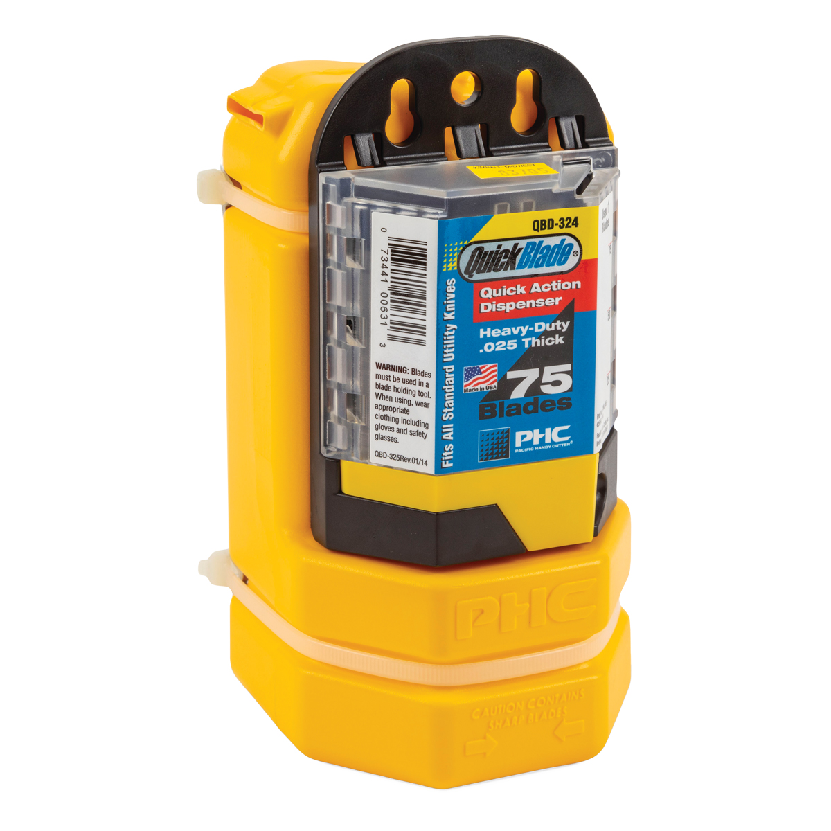 Quick Action Utility Blade Dispenser with Utility Blade Disposal Bank ...