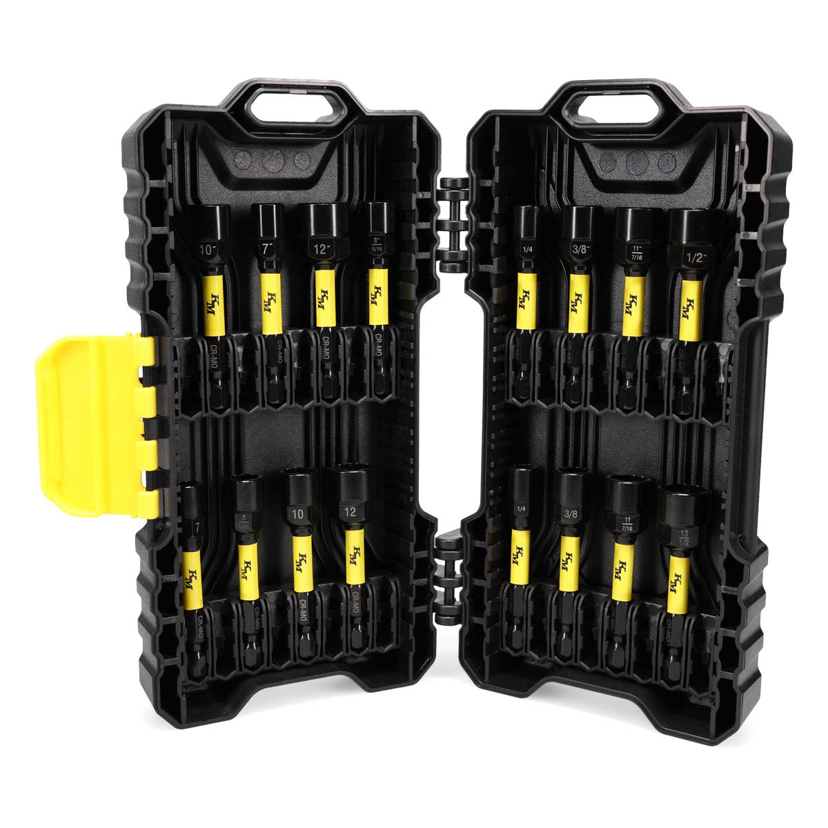 16 Piece Impact Nut Extractor & Driver Set (1/4" - 1/2" & 7mm-13mm ...