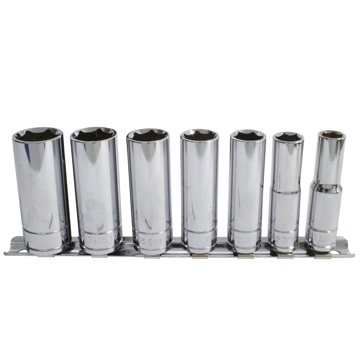 7 Pc. (3/8" - 3/4") 3/8" Drive Deep Socket Set - Kimball Midwest