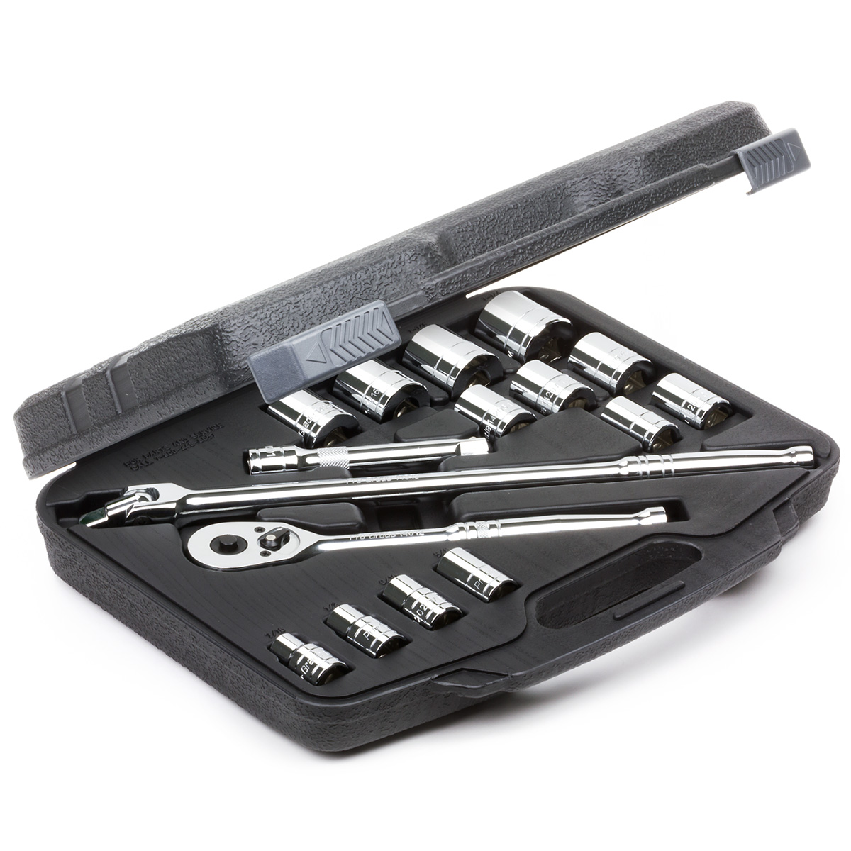 16 Piece (7/16" - 1-1/4") 1/2" Drive Socket Set - Kimball Midwest
