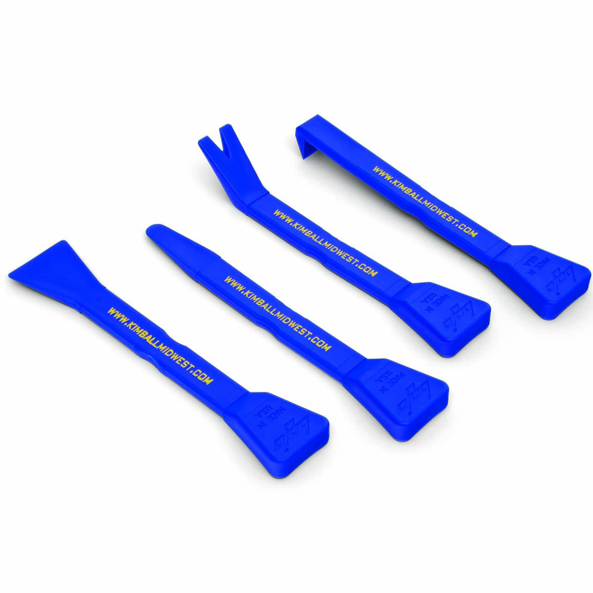 4 Piece (Pry Bar, General Wedge, Scraper & Wedge Puller) Pry-All Tool ...