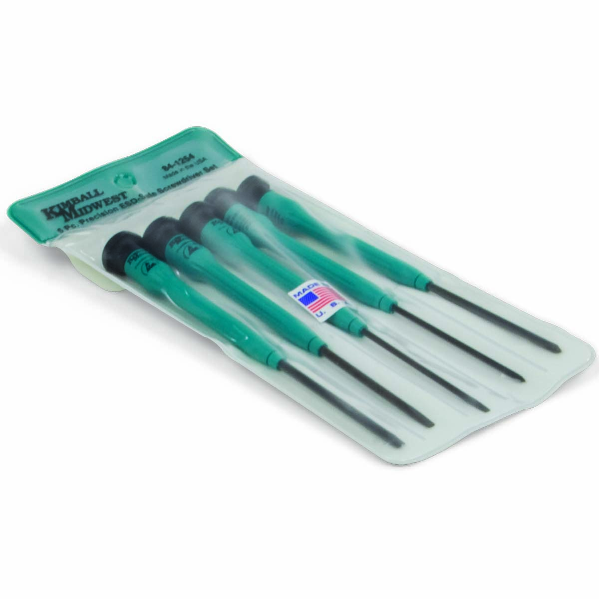 5 Piece Precision Miniature Screwdrivers - Kimball Midwest