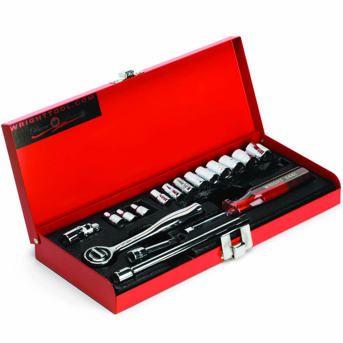 17 Piece (M4 - M14) 1/4" Drive Metric Socket Set - Kimball Midwest